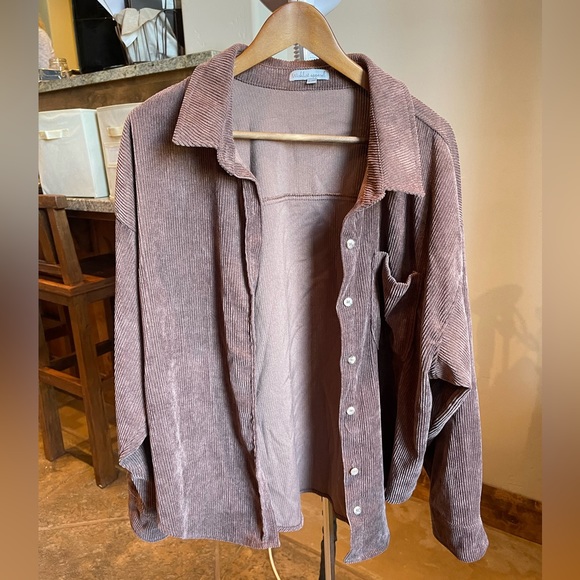 Tops | Boot Barn Oversized Corduroy Shirt | Poshmark